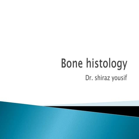 Histology of bone | PPTX