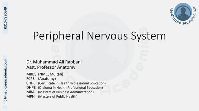 Histology of Nervous System II - Peripheral Nervous System.pdf Histology of Nervous System II - Peripheral Nervous System.pdf