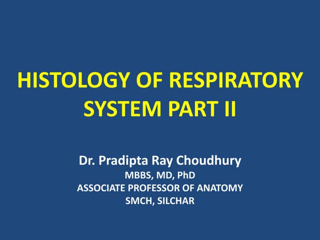 Lungs -Histology | PPTX