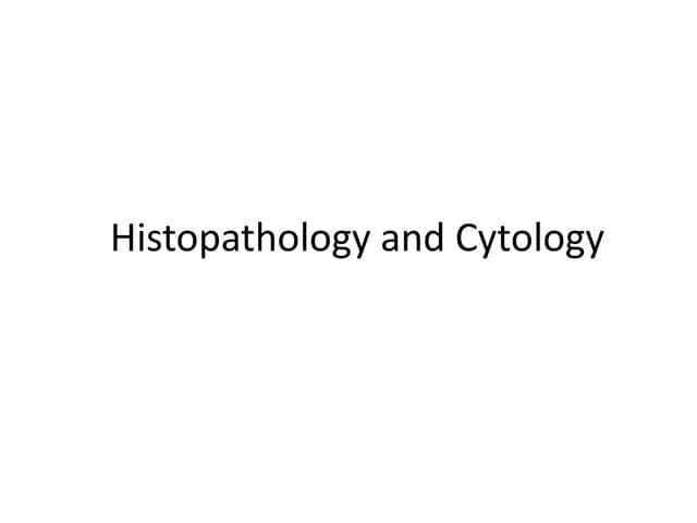 Preparation of histological slide | PPT