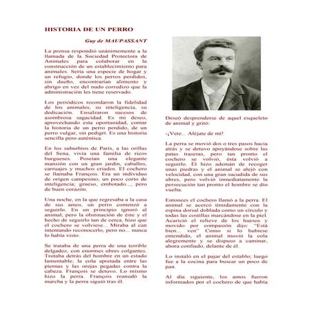 Historia De Un Perro | PDF