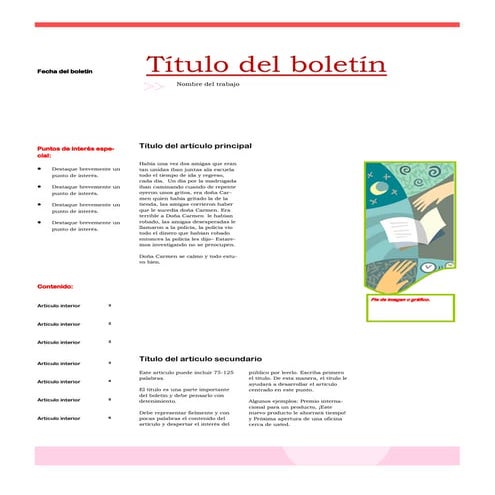 Boletin publisher | PPTX