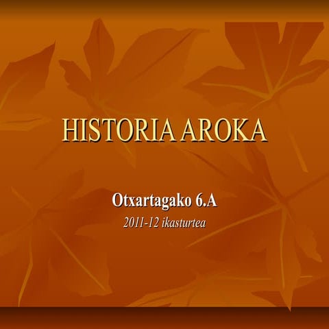 Historia aroka 6.a | PPT