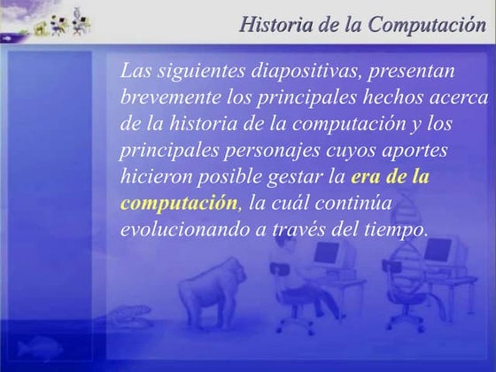 la historia del computador, para niños | PPT