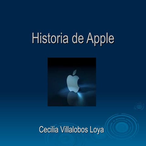 Historia De Apple | PPT
