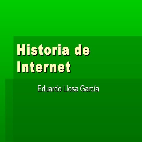 Historia de Internet | PPT