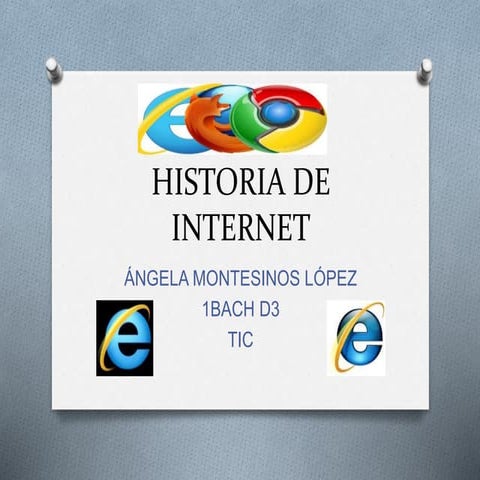 Historia y línea del tiempo sobre el Internet | PPTX