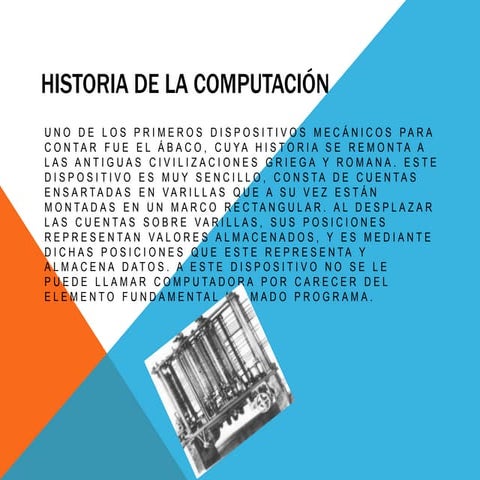 Historia de la computación | PPTX