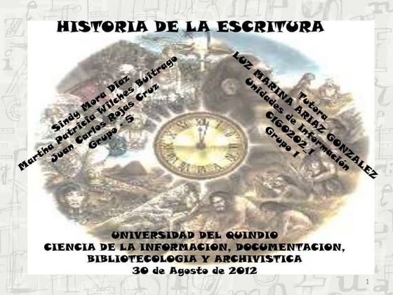 Historia de la escritura | PPT