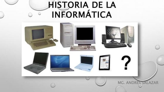 Breve resumen de la historia de la informática | PPT