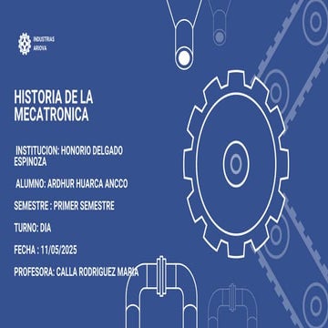 HISTORIA DE LA MECATRONICA.pdf.123455678 | PDF