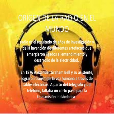 Conceptos básicos de la Radio | PPT