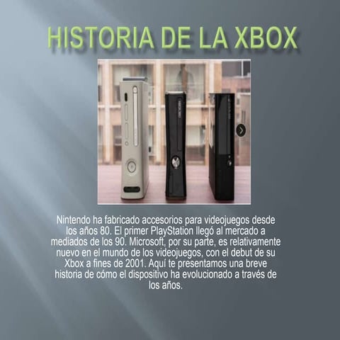 Historia de la xbox | PPTX