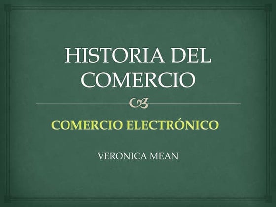 linea del tiempo de la historia del comercio en el mundo | PPT
