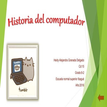 Historia del computador | PPTX | Computing | Technology & Computing