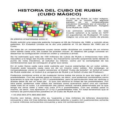 El Primer Cubo De Rubik De La Historia Establecen Nuevo Récord