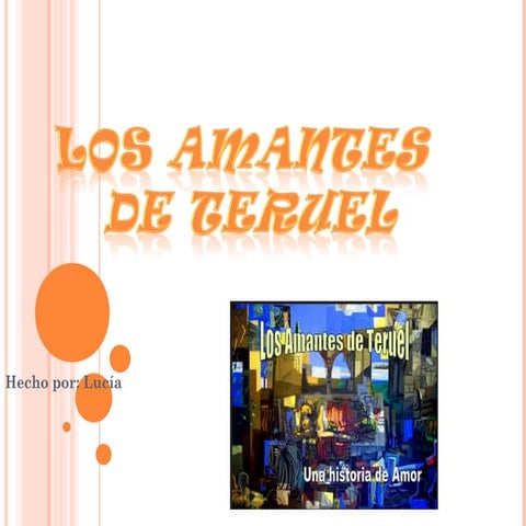 Historia de los amantes de teruel | PPT