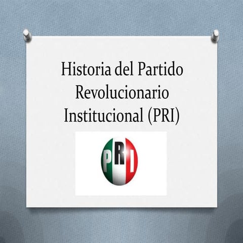 Partido Revolucionario Institucional