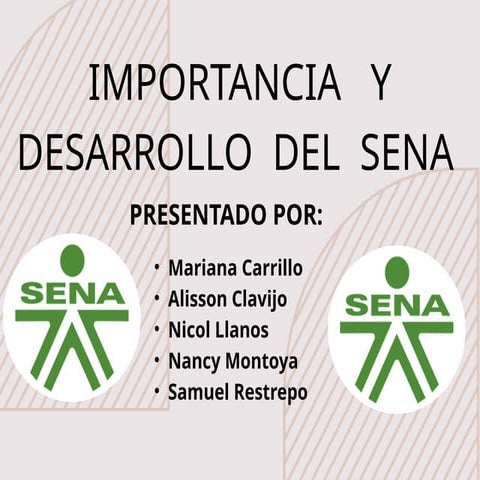 DIAPOSITIVA SOBRE LA HISTORIA DE LA CREACION DEL SENA | PPTX