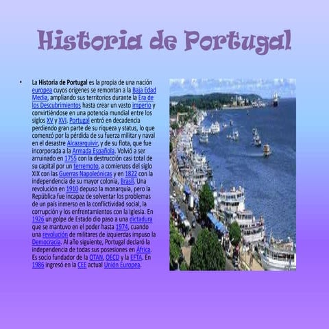 Historia de portugal | PPTX