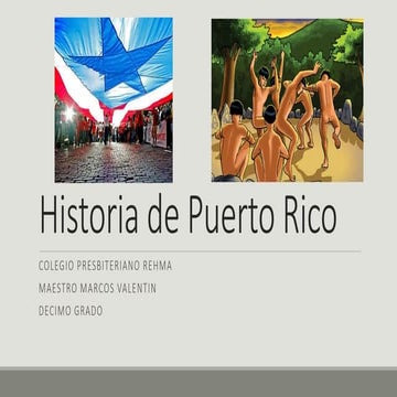 Historia de Puerto Rico | PPTX