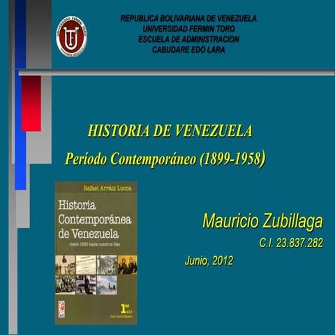 Historia de venezuela | PPTX