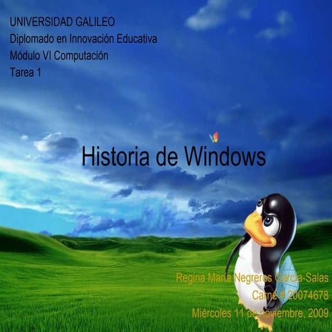La historia de windows y todas sus versiones