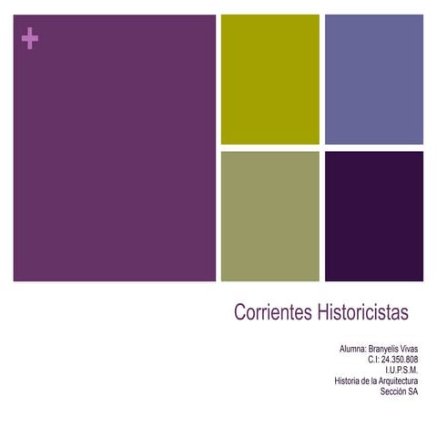 El Historicismo, Corrientes Historicistas, Historia III | PPTX