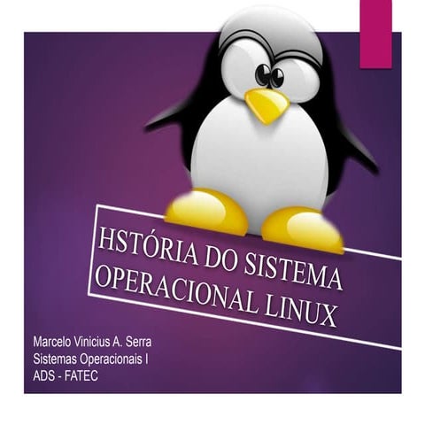 Historia Sistema Operacional Linux | PPTX