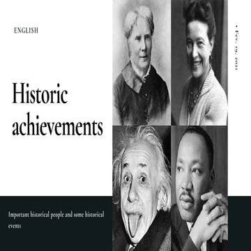 Historic achievements | PDF