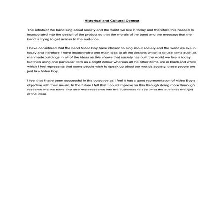 Historical and Cultural Context | PDF