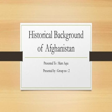 Historical background ppt | PPT