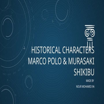 Historical characters Marco Polo & Murasaki Shikubu.pptx
