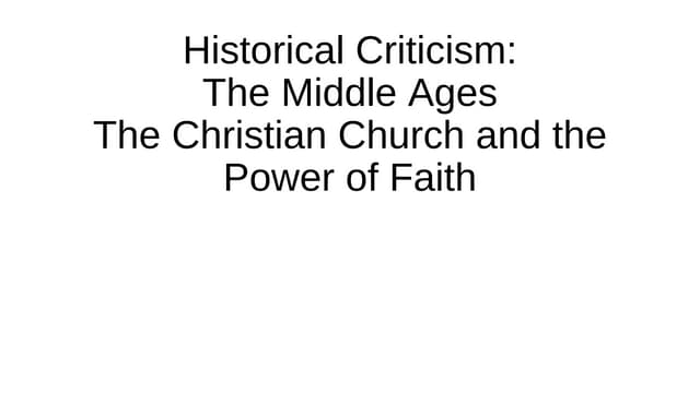 The Crucible: Historical Context | PPT