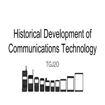 Historical Development of Communications Technology.pptx | Technology ...