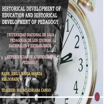 Historical development of education and historical development of | PPTX
