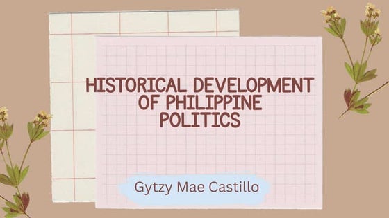 Historical Background of Philippine Democratic Politics | PDF