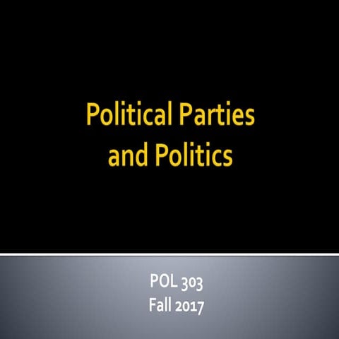 Historical Development of Political Parties | PPTX | Civic affairs ...