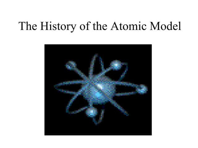 Infographic: History of the Atom | PDF