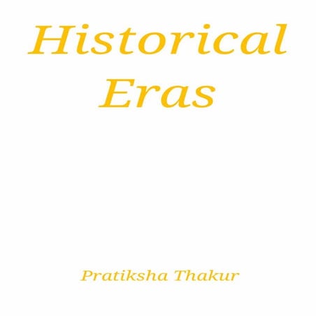 Historical Eras | PDF