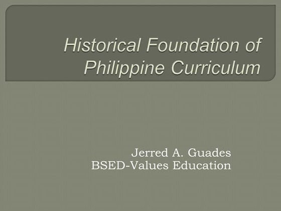 History of Education in the Philippines.pptx | Education