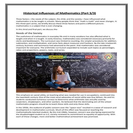 Historical Influences of Mathematics Part 3.pdf