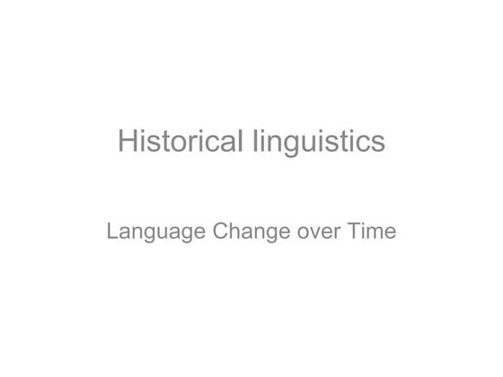 linguistics | PPT