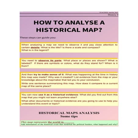 Historical maps analysis | PDF
