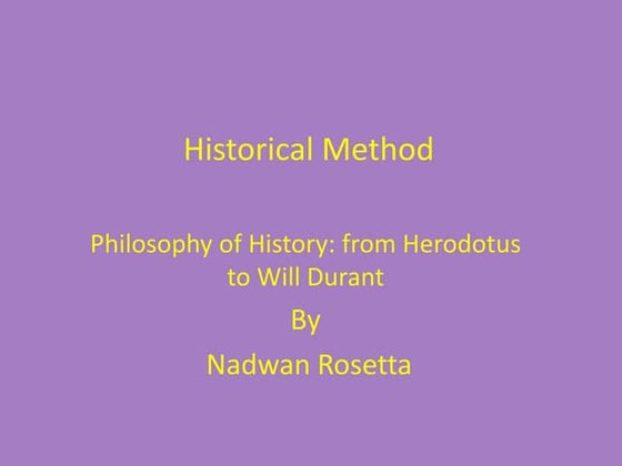 historical | PPTX | Science