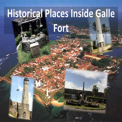 Historical Places inside Galle Fort | PPTX