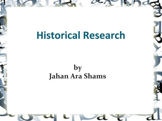 Classification of research | PPT