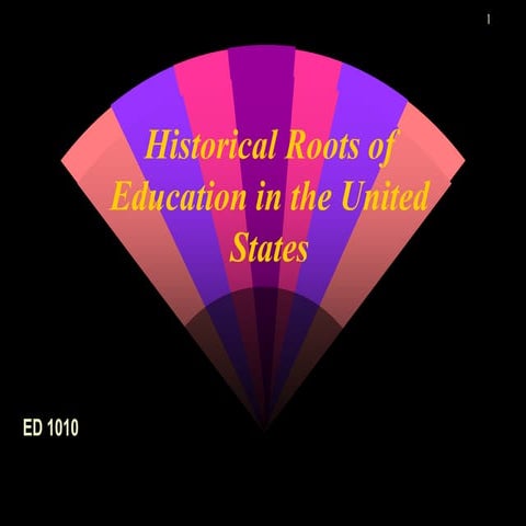 Historical Roots of Education in the US.ppt