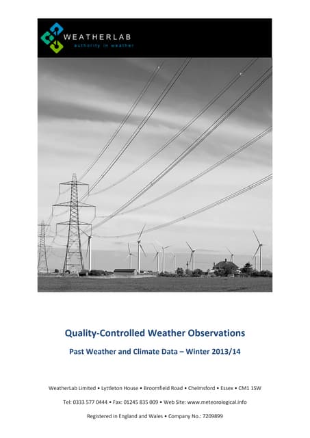 WeatherLab - Road Traffic Accidents (Datasheet) | PDF