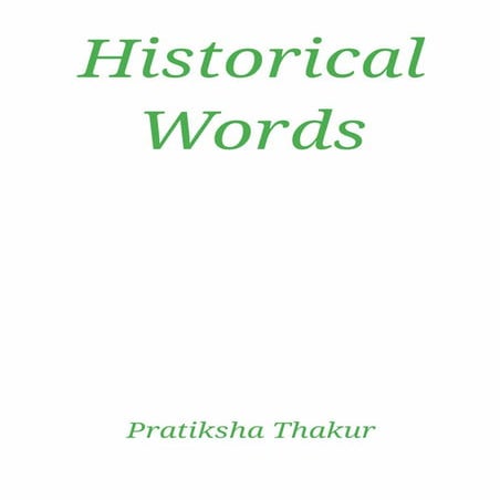 Historical Words | PDF